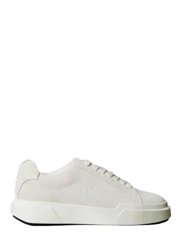 Calvin Klein Nyc Suede Sneakers - Neutrals