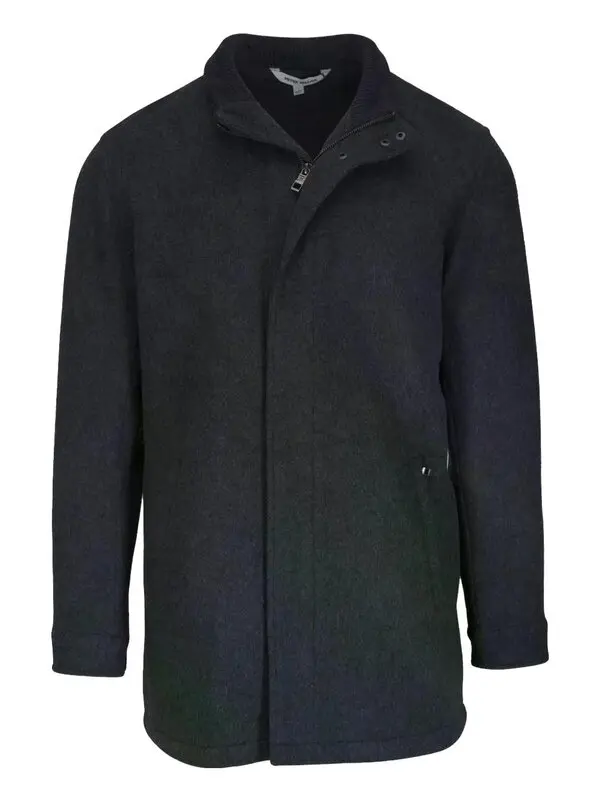 Peter Millar Madison Wool Coat - Black