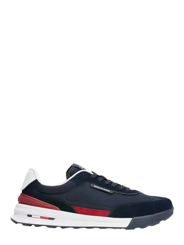 Tommy Hilfiger Panelled Lace-up Sneakers - Blue