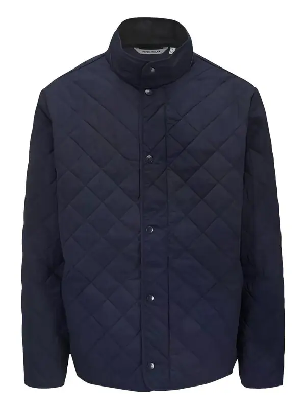 Peter Millar Diamond-quilted Jacket - Blue