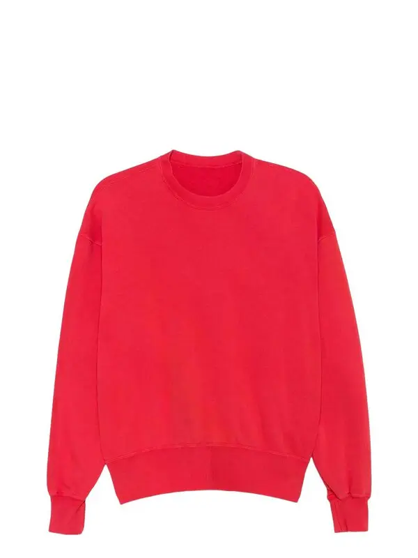 KURO Crew-neck Long-sleeve Sweatshirt - Red