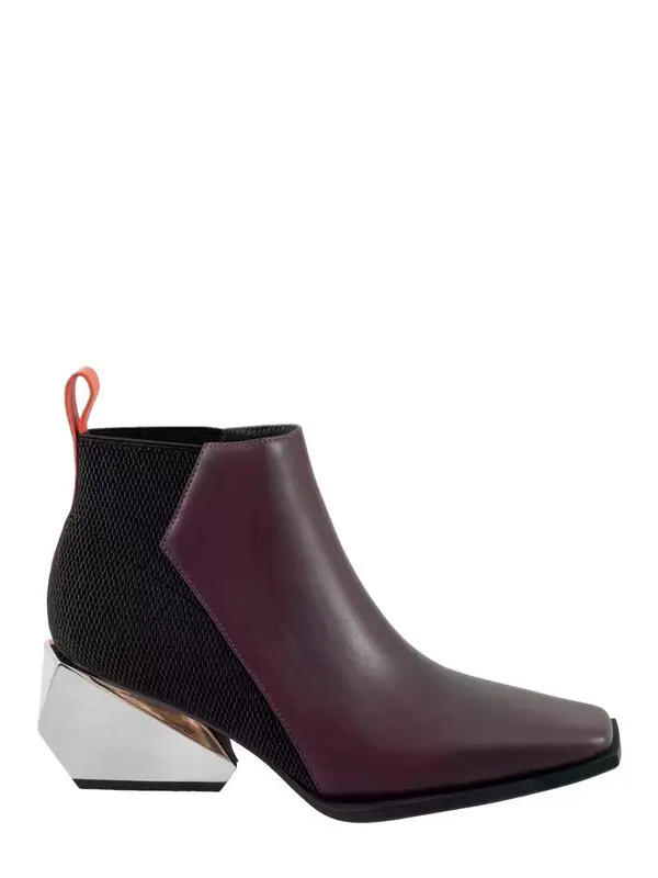 United Nude 60mm Ricky Mid Square-toe Boots - Purple