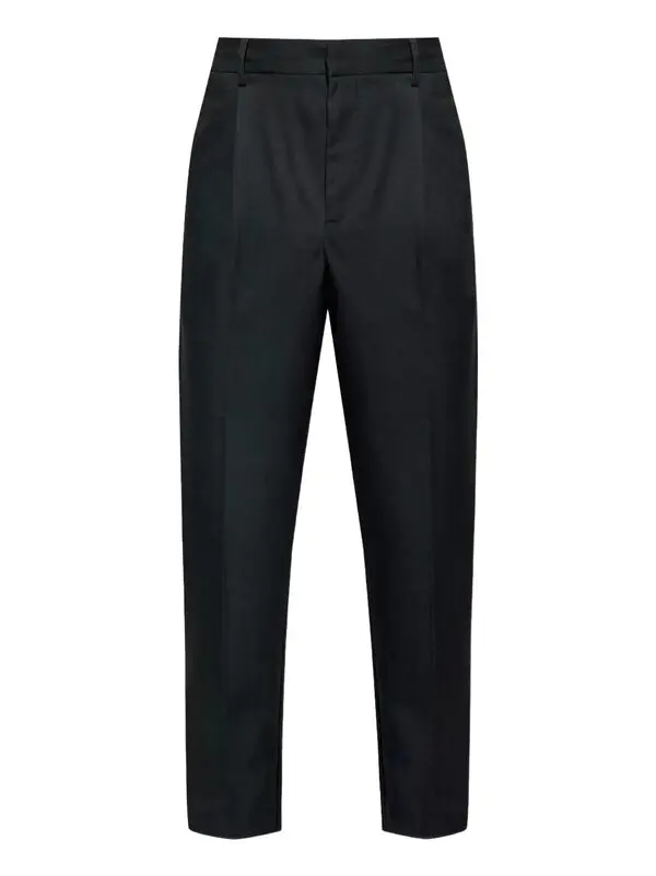Add Pleated Trousers - Black