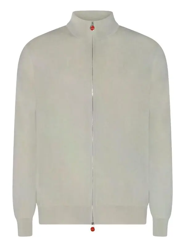 Kiton Zip-up Cardigan - Neutrals