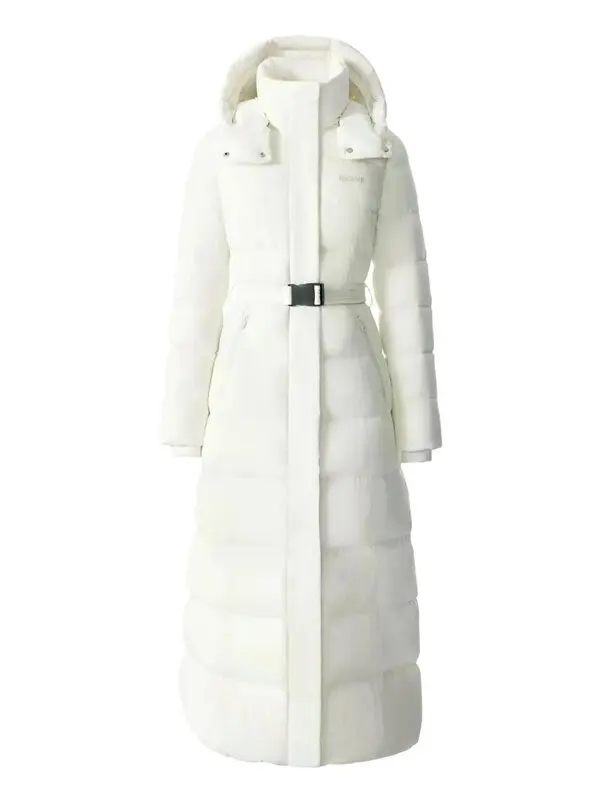Mackage Calina-city Hooded Belted Coat - Neutrals
