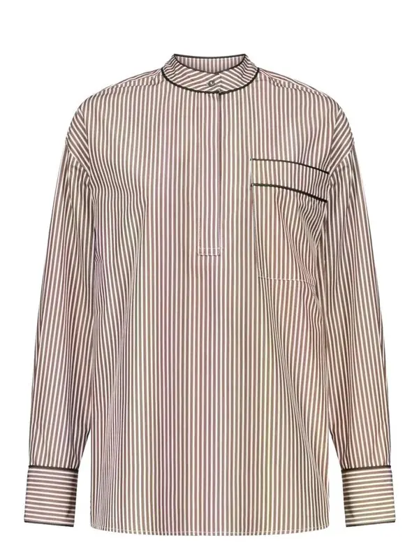 Loulou De Saison Verna Striped Shirt - White