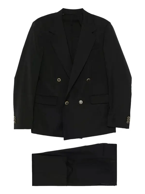MARSEM Double-breasted Suit - Black