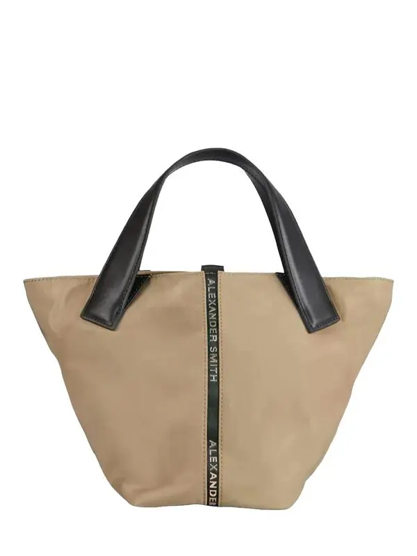 ALEXANDER SMITH Small Lauren Logo-strap Tote Bag - Neutrals