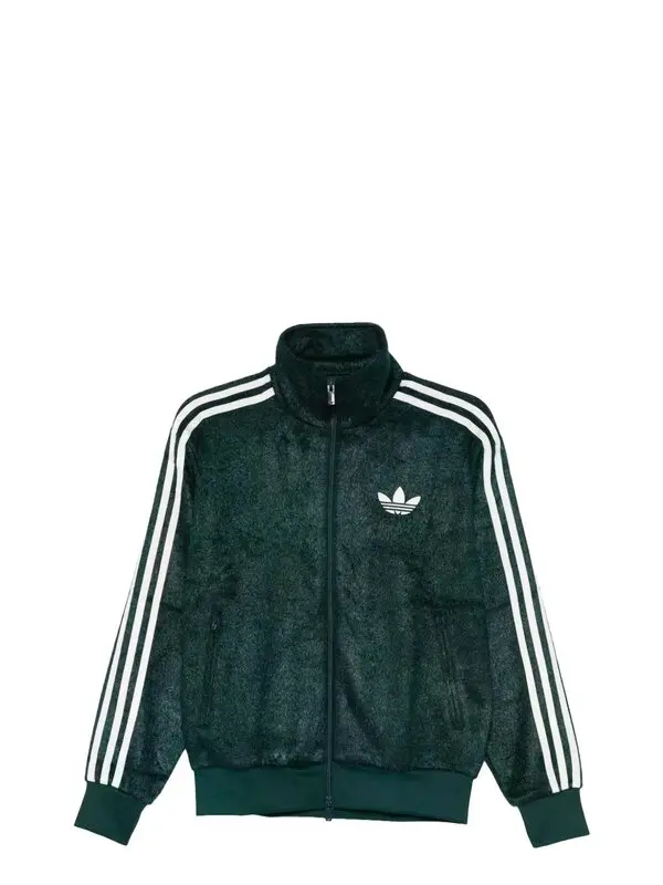 Adidas Striped Zip Sweatshirt - Green