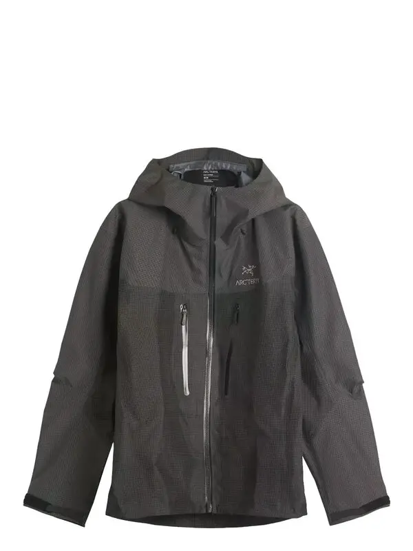 Arc'teryx Alpha Hooded Zip-up Jacket - Grey