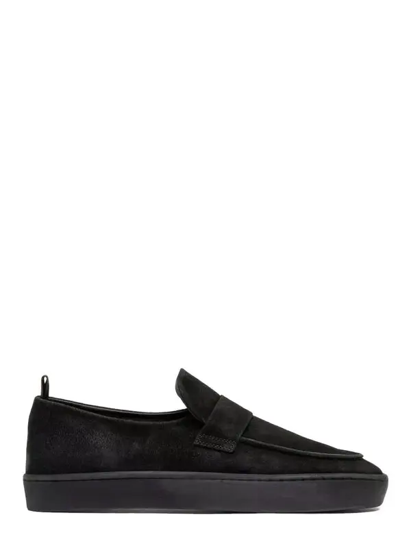 Officine Creative Bug Suede Loafers - Black