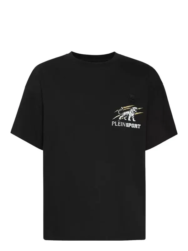 PLEIN SPORT Graphic-print T-shirt - Black
