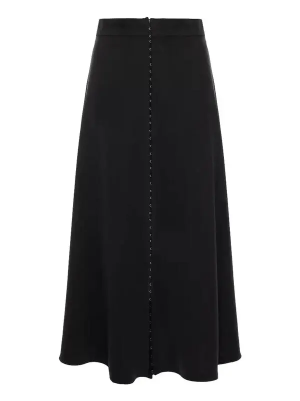 MURMUR Diversion Hook Eye Skirt - Black