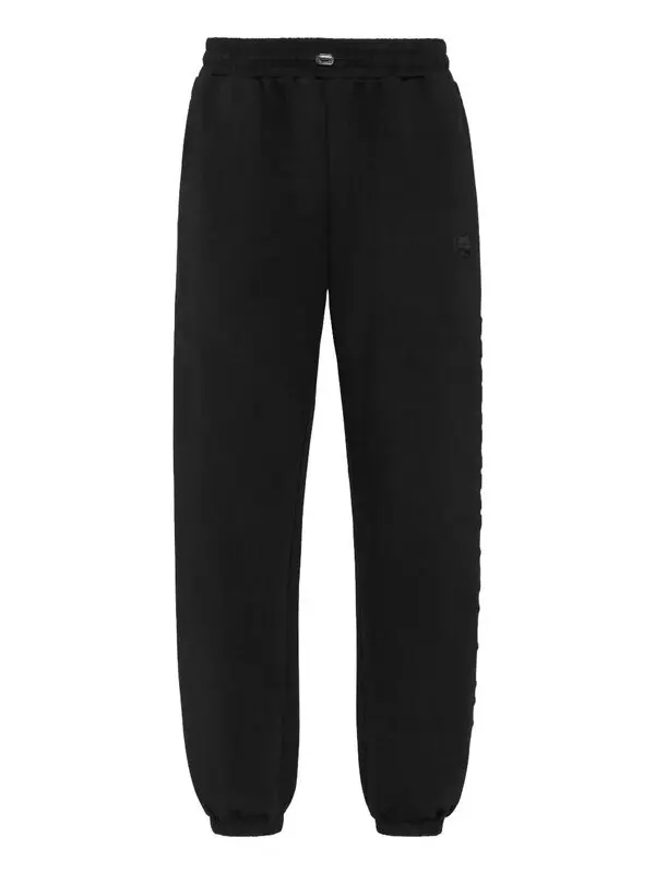 PLEIN SPORT Embossed Logo Jogging Trousers - Black