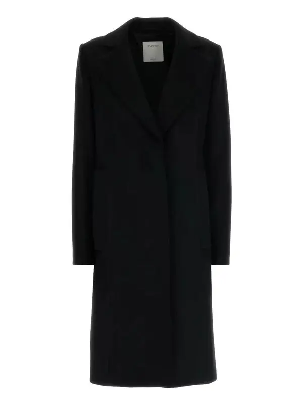 Sportmax Long-sleeve Coat - Black