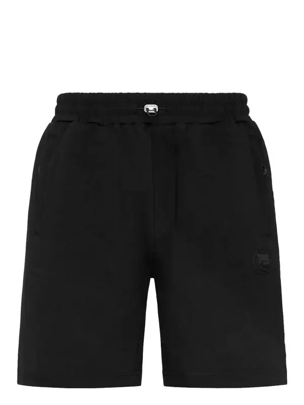 PLEIN SPORT Embossed Logo Shorts - Black