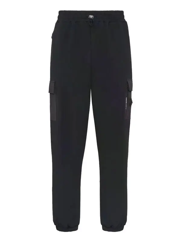 PLEIN SPORT Cargo-pocket Jogging Trousers - Black