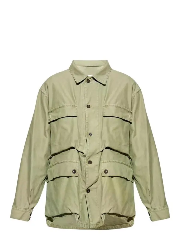 MAISON MARGIELA Multiple-pockets Buttoned Jacket - Green