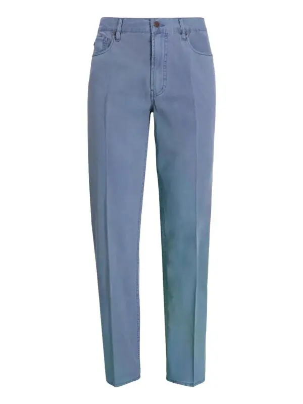 Emporio Armani Cotton Pants - Blue