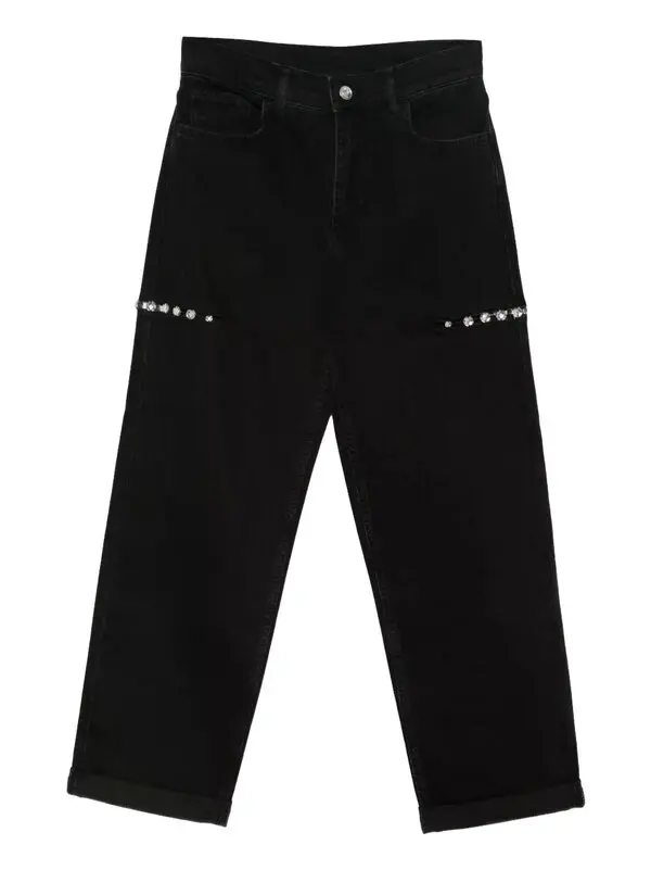 Liu Jo Embellished Jeans - Black