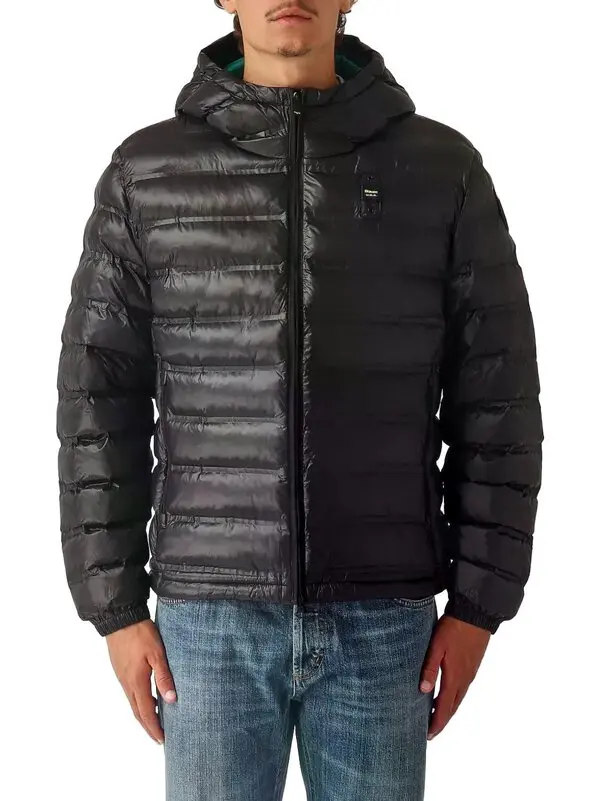 BLAUER. Charles Hooded Padded Jacket - Black