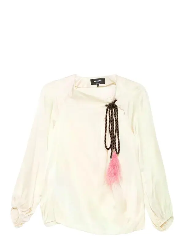 Rochas Cord Detail Blouse - Neutrals