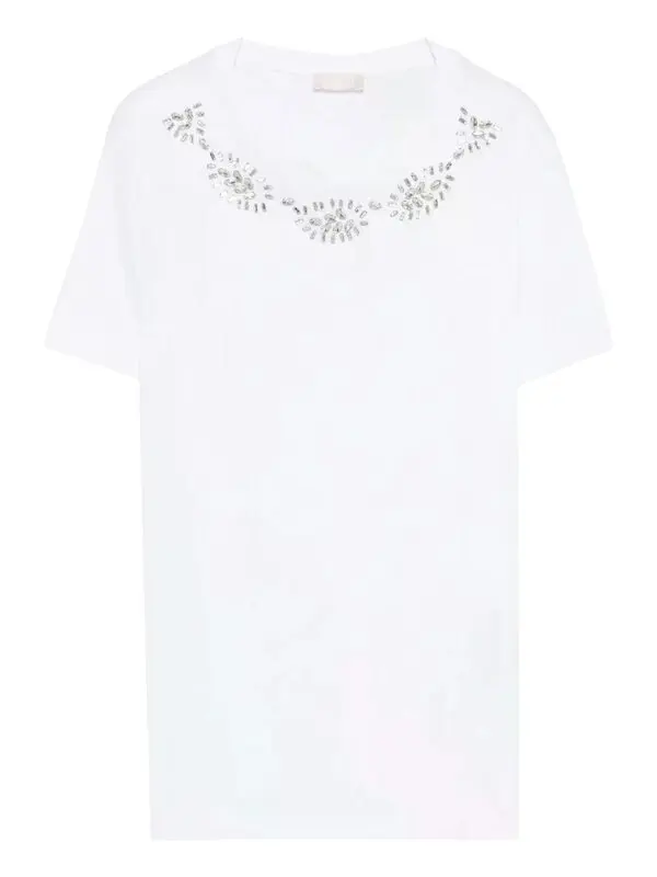 Liu Jo Embellished T-shirt - White