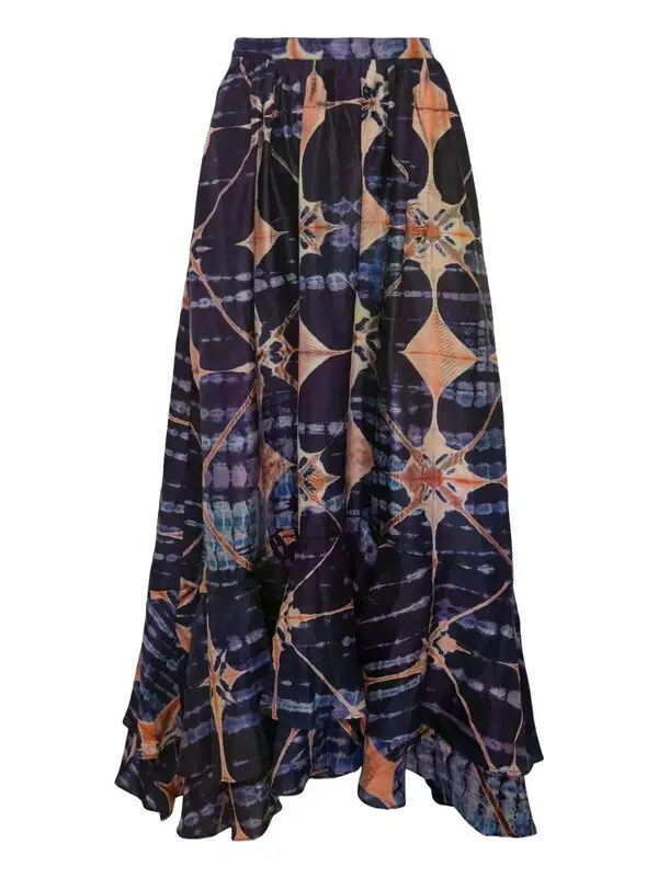 Ulla Johnson Mae Printed Skirt - Blue