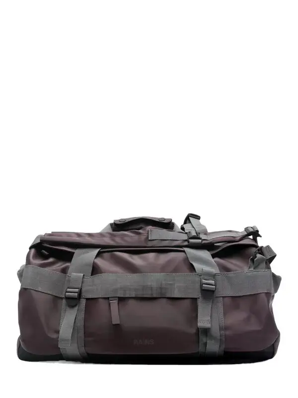 Rains Embossed-logo Holdall Bag - Purple