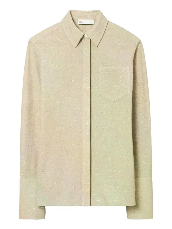 Tory Burch Lurex Top - Neutrals