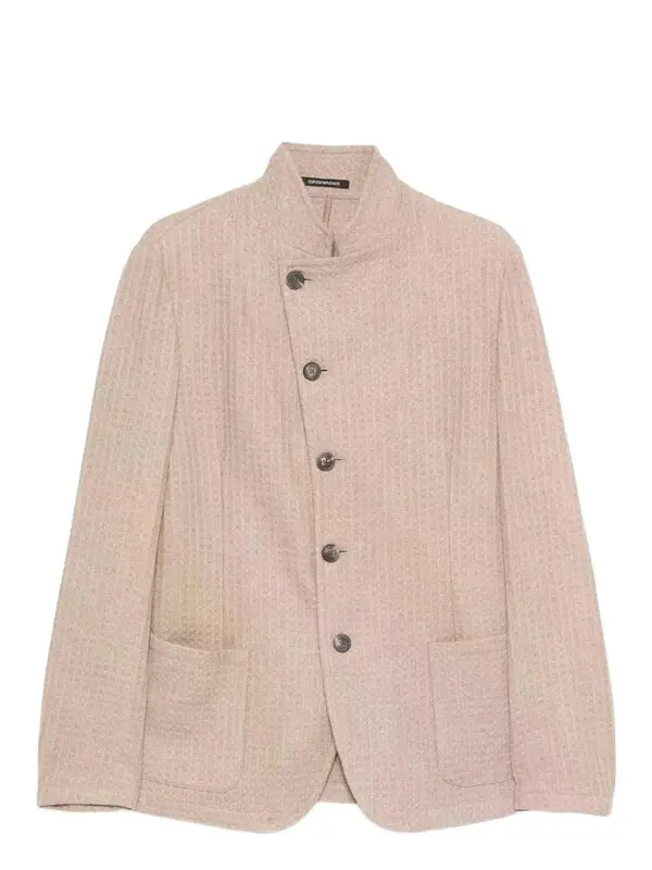 Emporio Armani Button Fastening Jacket - Neutrals