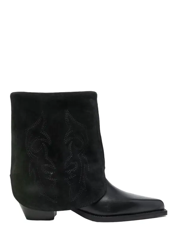 BIBI LOU 45mm Embroidered Boots - Black