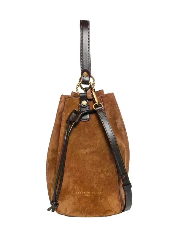 Roberto Festa Safira Small Bucket Bag - Brown