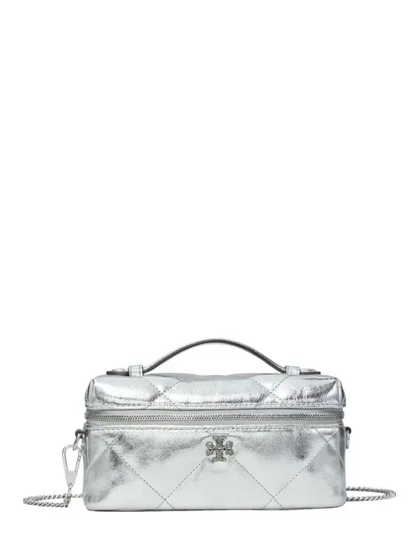 Tory Burch Kira Vanity Case - Silver