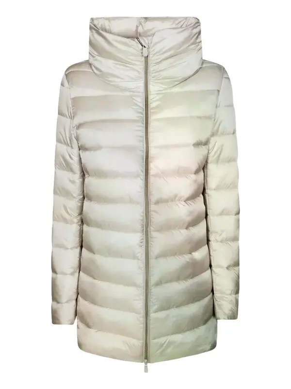 SAVE THE DUCK Lydia High-neck Quilted Coat - Neutrals