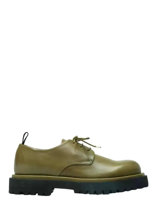 Officine Creative Tonal 100 Lace-up Derby Shoes - Green