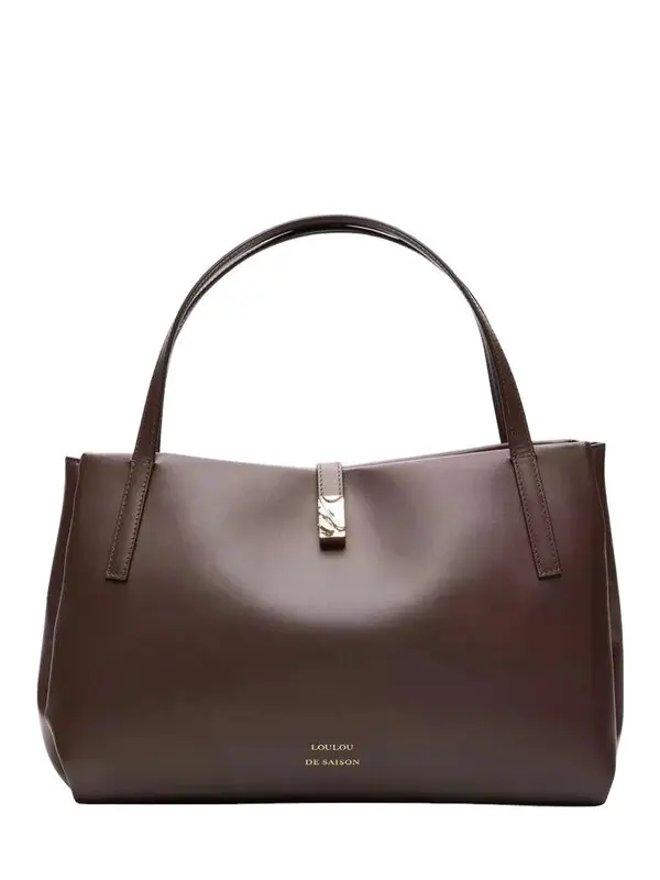 Loulou De Saison Leather Tote Bag - Brown