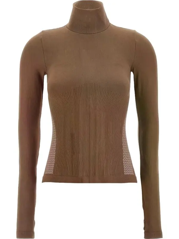 Fendi Long-sleeve Top - Brown