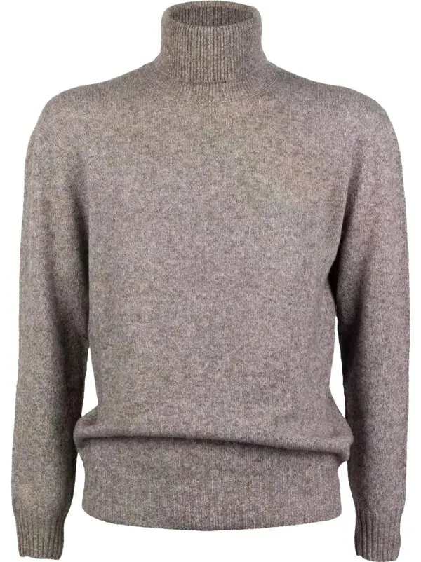 Altea Roll-neck Knitwear - Brown