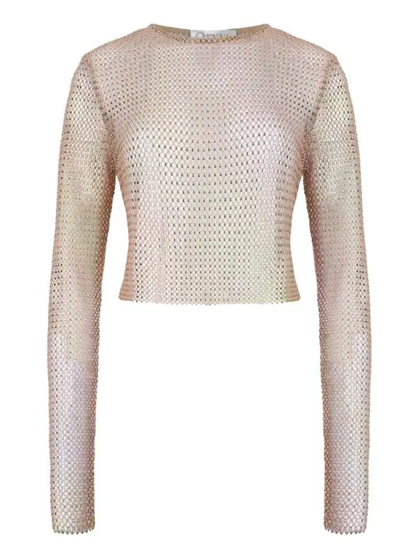 GENNY Embellished Top - Neutrals