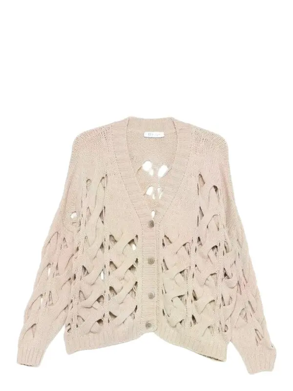 ELY ELY Alanis Buttoned Cardigan - Neutrals