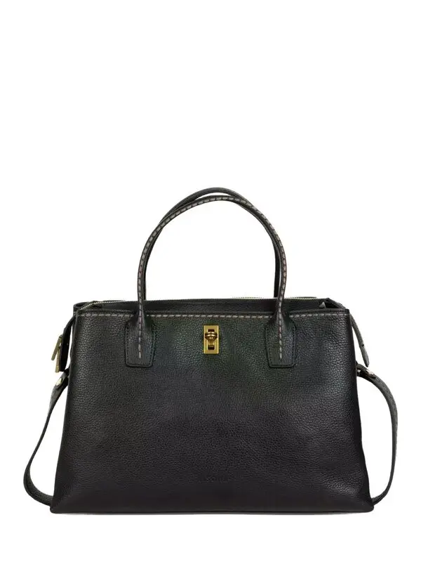 VISONA` Medium Penelope Tote Bag - Black