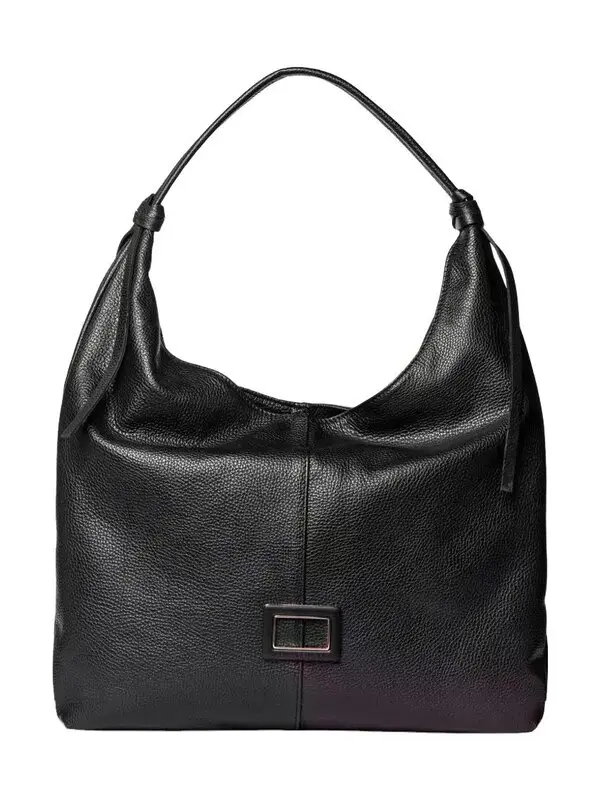 MARC ELLIS Textured-buckle Tote Bag - Black