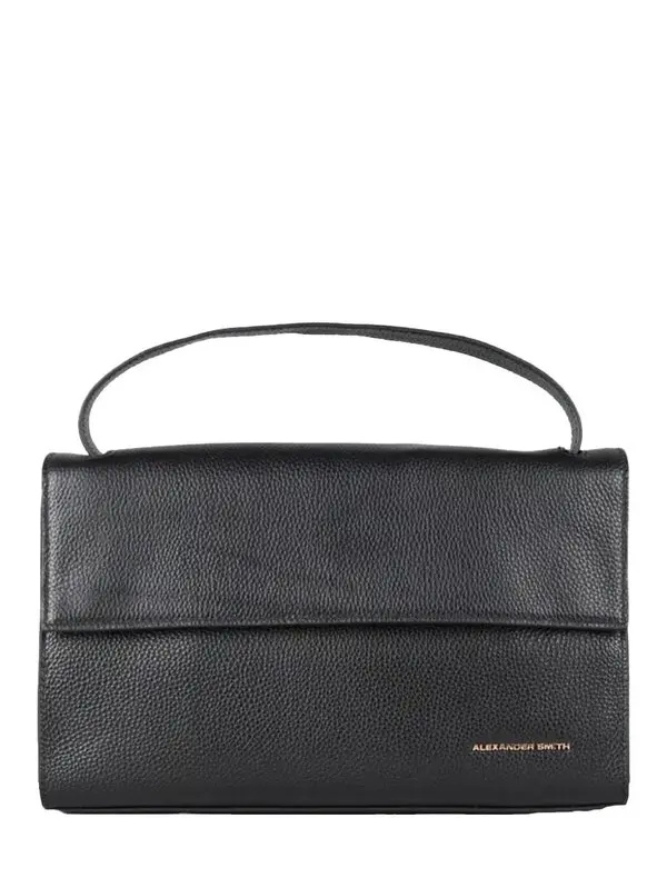 ALEXANDER SMITH Holly Leather Tote - Black