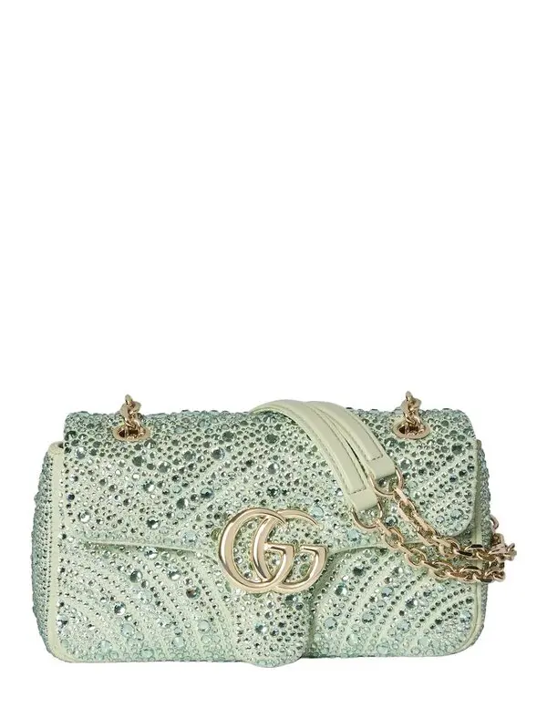 Gucci Gg Marmont Small Shoulder Bag - Green