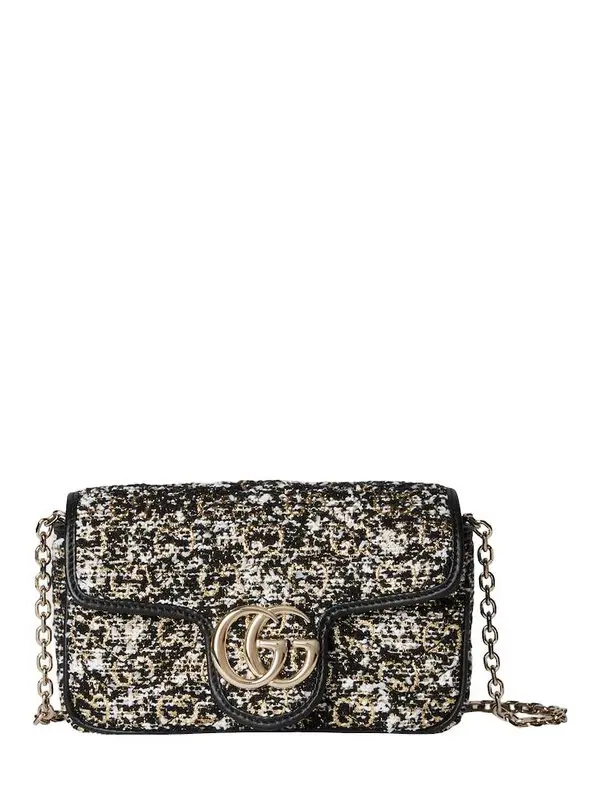 Gucci Gg Marmont Mini Shoulder Bag - Black