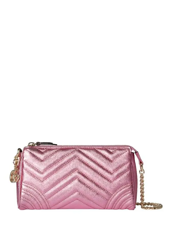 Gucci Gg Marmont Small Shoulder Bag - Pink