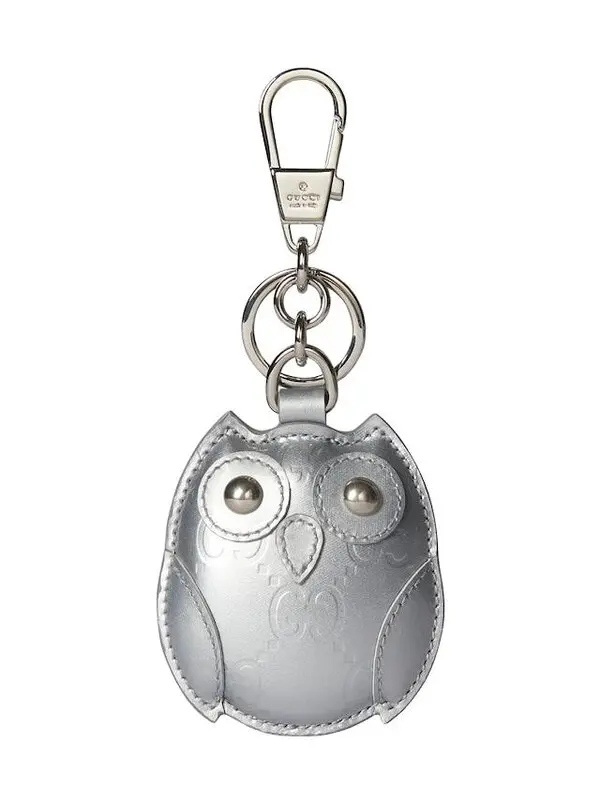 Gucci Owl-shaped Bag Charm - Beige