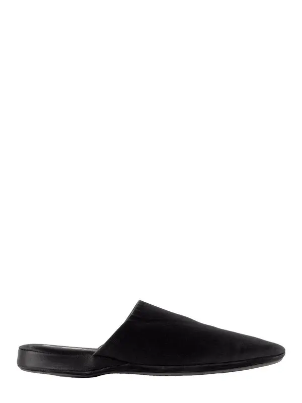 Calvin Klein Hugh Satin Mules - Black