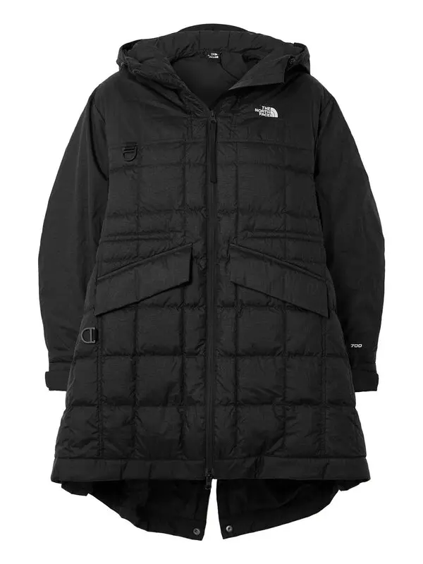 The North Face Dynamic Hooded Quilted Crinkled-shell Down Jacket - Black